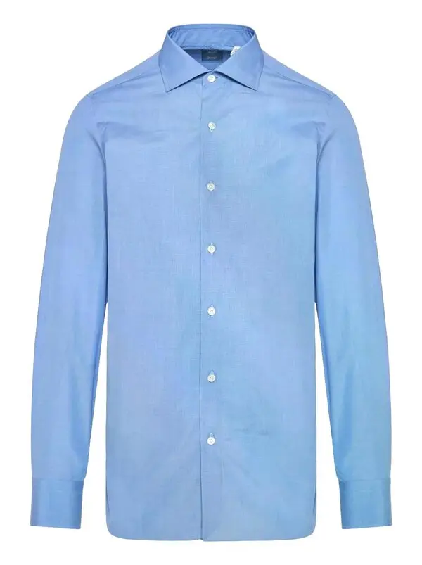 FINAMORE 1925 Buttoned Shirt - Blue