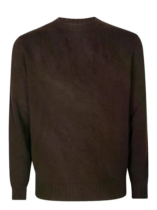 FILIPPO DE LAURENTIIS Cashmere Crew-neck Sweater - Brown