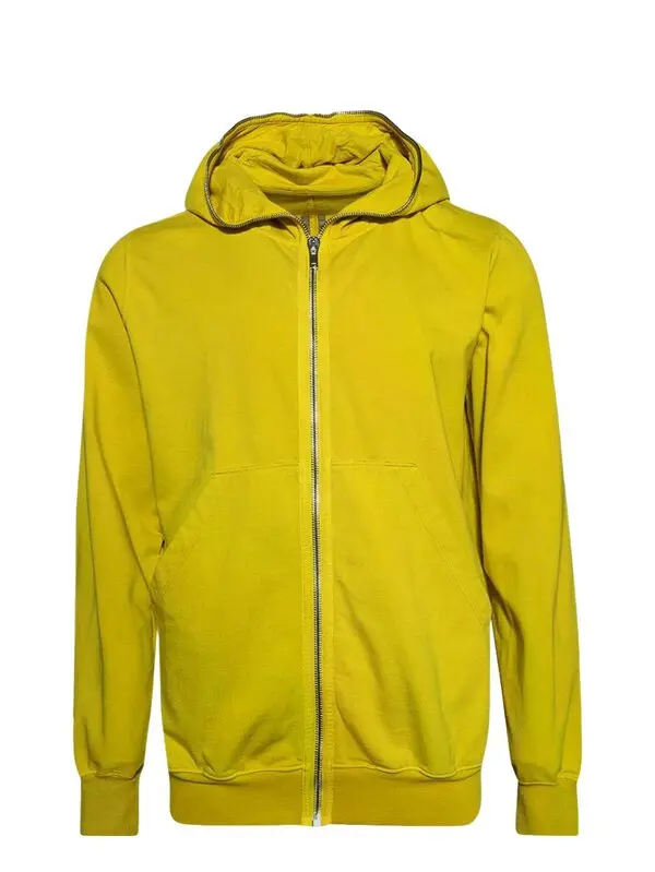 Rick Owens Jumbo Zip Hoodie - Yellow