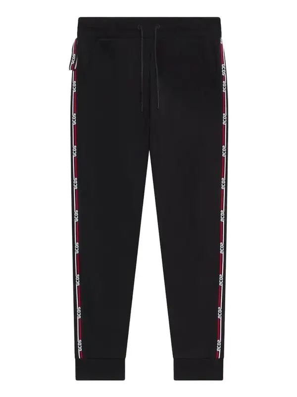 Gcds Logo-tape Pants - Black