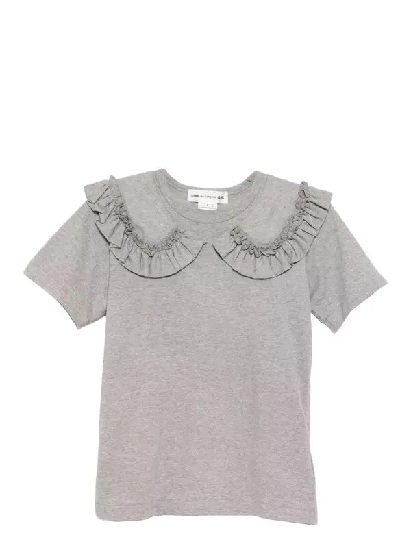 Comme Des Garçons Ruffled T-shirt - Grey