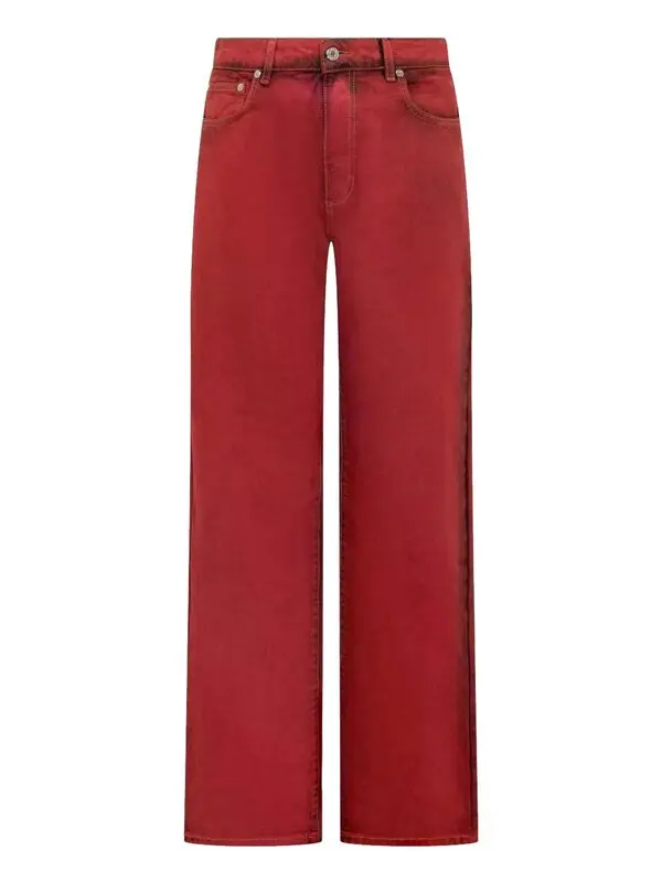 MSGM Five-pocket Jeans - Red