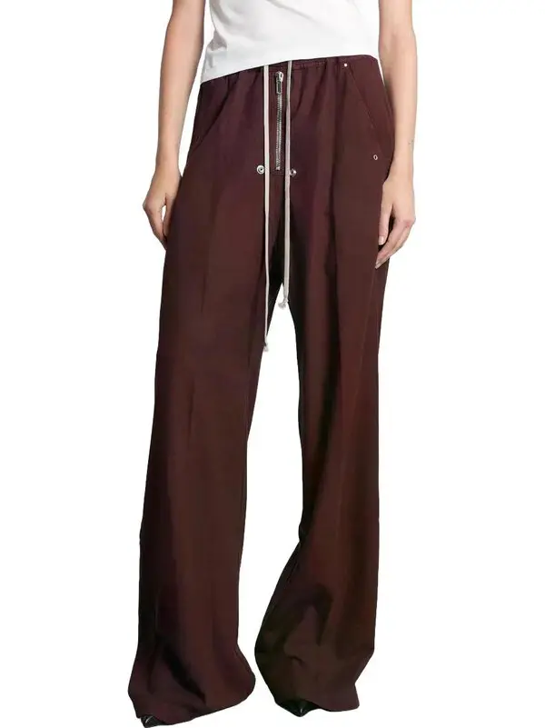 Rick Owens Zip Drawstring Trousers - Pink