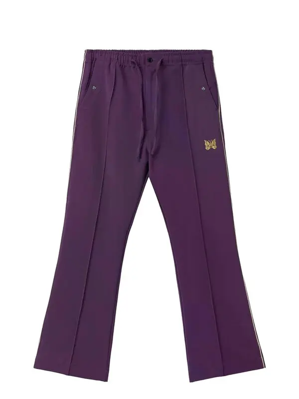 Needles Stripe-detail Trousers - Purple