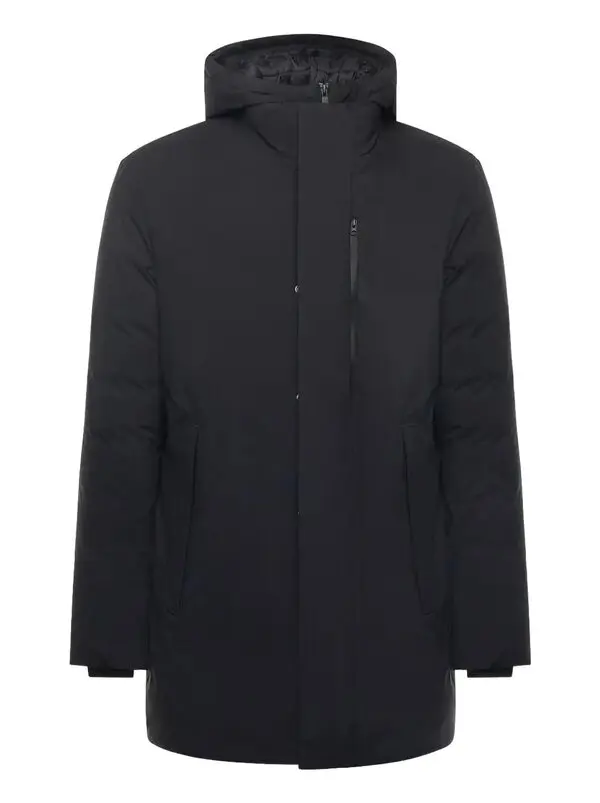 SAVE THE DUCK Zip-up Coat With Removable Hoodie - Black