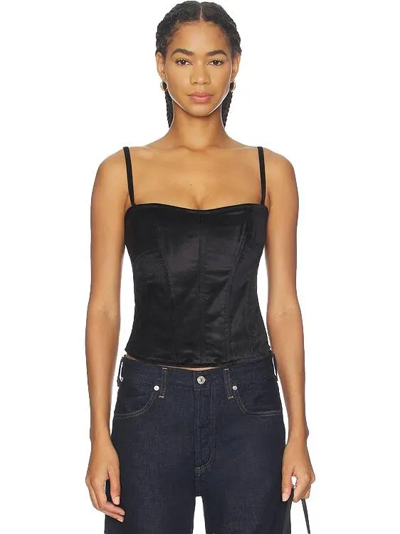 Citizens Of Humanity Darya Corset Top - Black