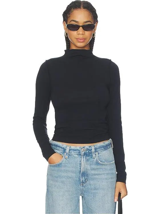 Free People We The Free Kenzie Long Sleeve - Black