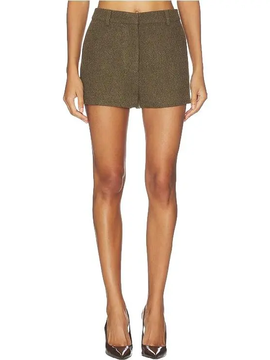 Astr The Label X Wynn Shorts - Olive