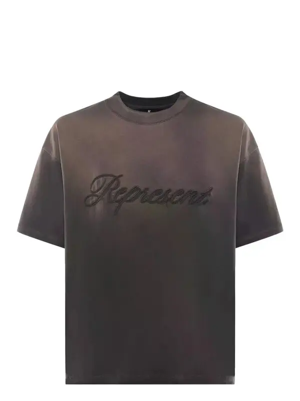 REPRESENT Embroidered T-shirts And Polos - Brown