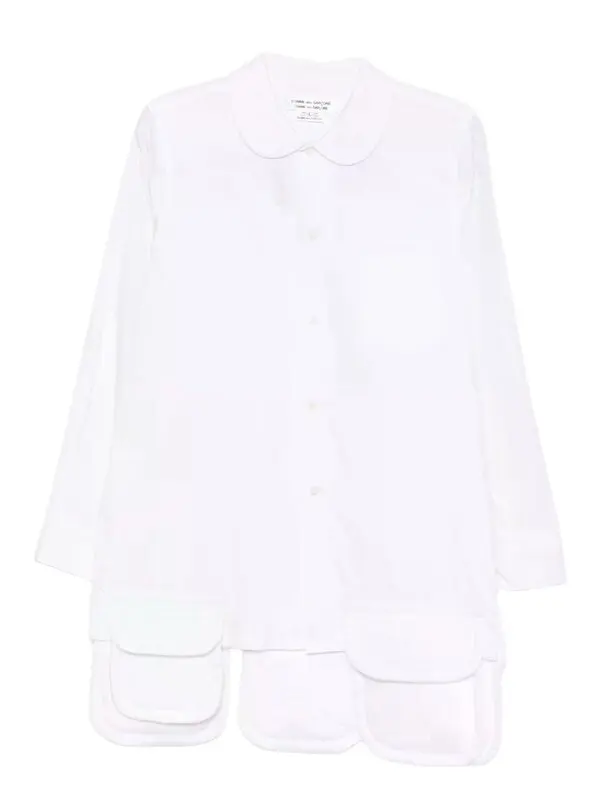 Comme Des Garçons Multi-pocket Shirt - White