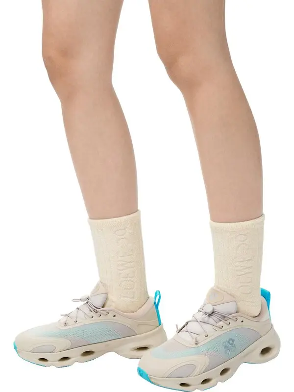 Loewe Cloudsolo Lightweight Sneaker - Sand/turquoise