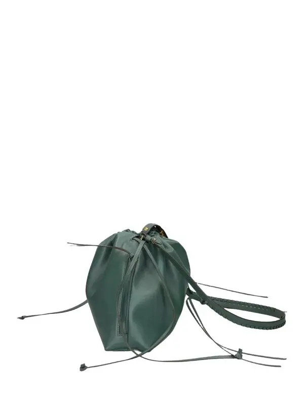 Pinko Drawstring Shoulder Bag - Green