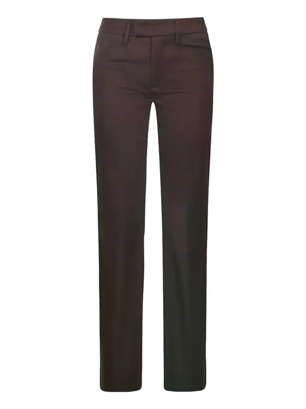 DONDUP Flora Back-pockets Trousers - Brown