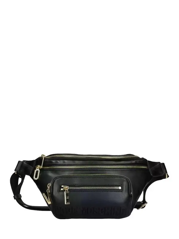 Moschino Zip-charm Belt Bag - Black