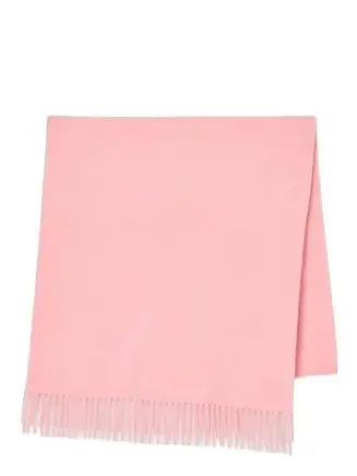 Sandro Wool And Cashmere Scarf - Pink