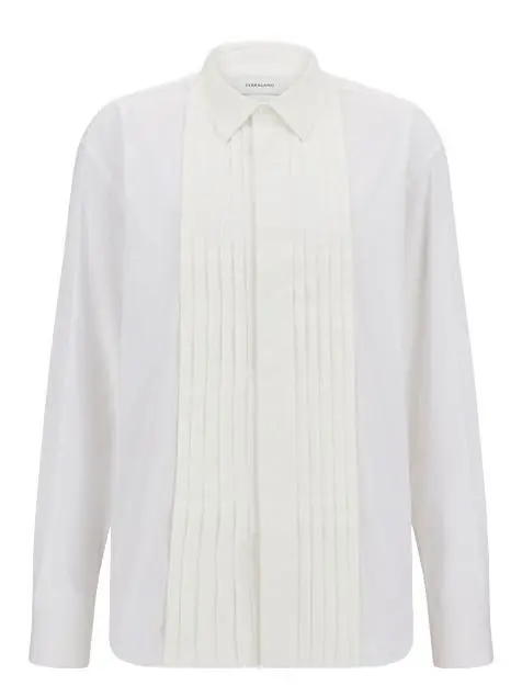 FERRAGAMO Tuxedo Shirt - White