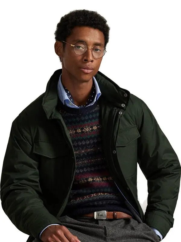 Ralph Lauren Abbottson Gabardine Field Jacket - Basic Forest