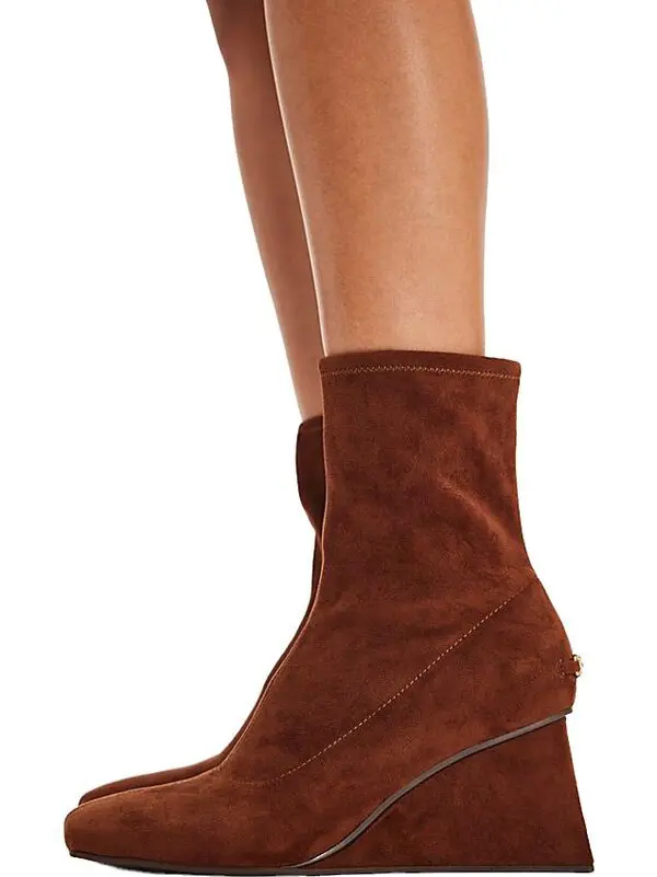 CIRCUS NY BY SAM EDELMAN Lia Wedge Boots - Rich Cognac