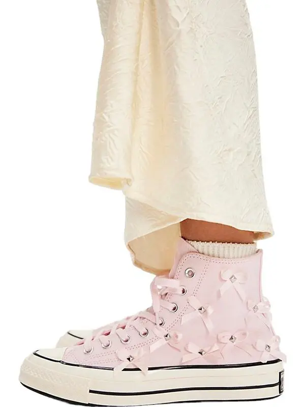 CONVERSE Chuck 70 Bows & Studs High-top Sneakers - Pink Frosting/egret