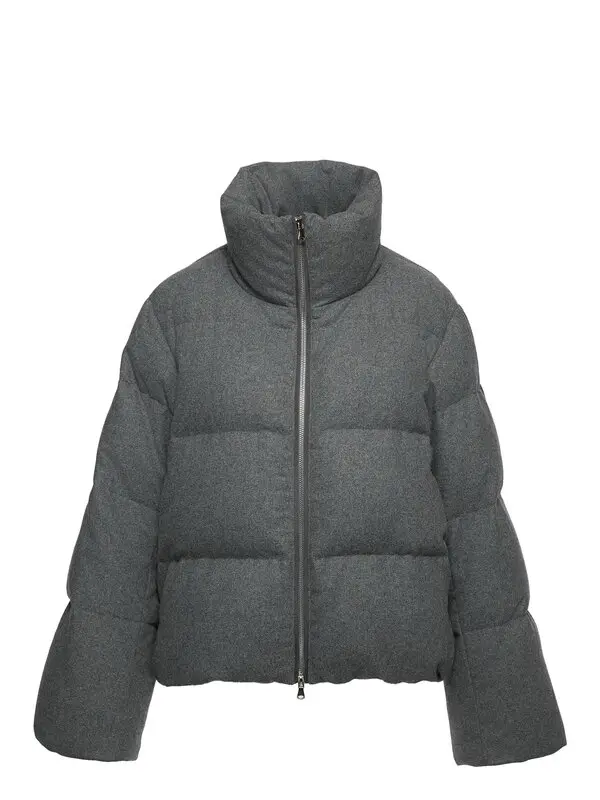 WAKAKUU Jacket Storm Puffer Wool - Grey