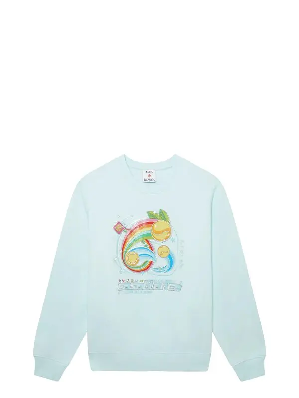 Casablanca Manga Tennis Ball Sweatshirt - Multicolor