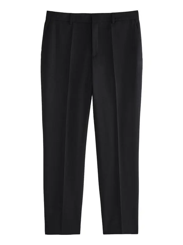 Filippa K Emma Cropped Wool Trousers - Black