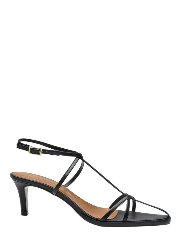 ATP ATELIER Torno Nappa Strappy Heels - Black