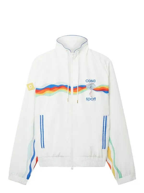 Casablanca Mind Vibrations Track Jacket - White