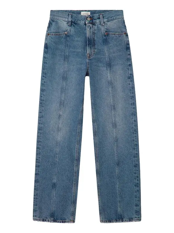 HOUSE OF DAGMAR Loose Fit Jeans - Light Blue