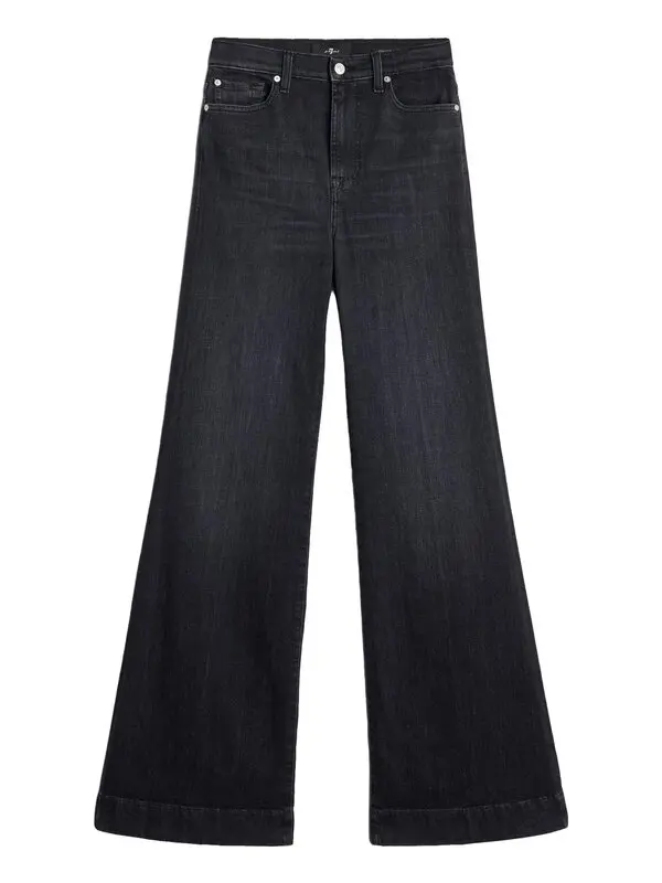 7 For All Mankind Modern Dojo Jeans - Black Wash