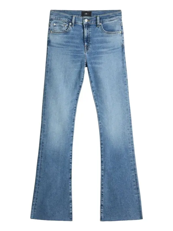 7 For All Mankind Bootcut Jeans - Dark Blue Wash