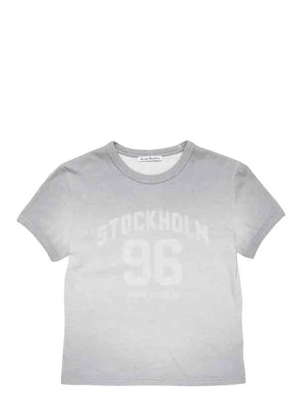 Acne Studios Stockholm 96 Logo T-shirt - Grey