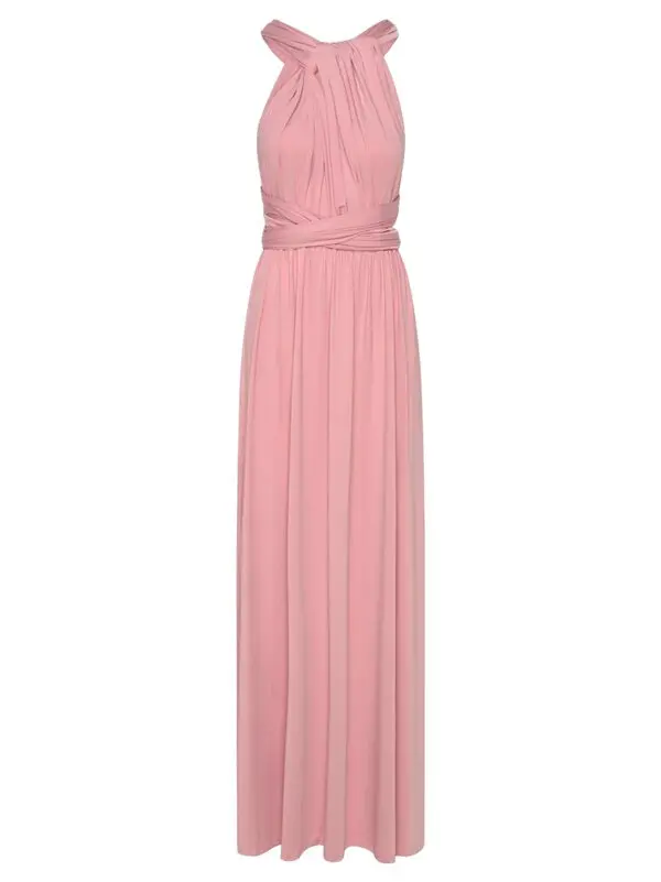 MALINA Lola Maxi Dress - Blush