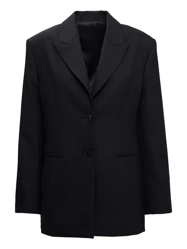 WAKAKUU Chelsea Relaxed Fit Blazer - Black