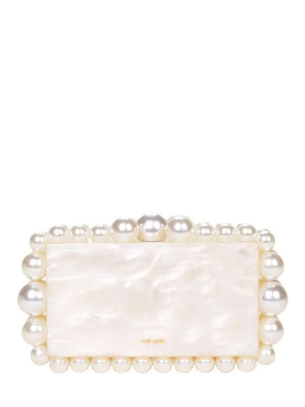 Cult Gaia Eos Clutch - Ivory
