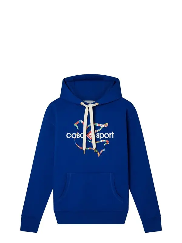 Casablanca Drapeau De Collombes Hooded Sweatshirt - Multicolor