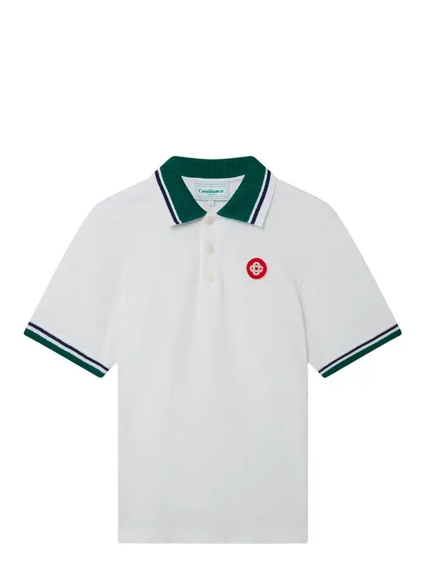 Casablanca Pique Polo Shirt - Multicolor