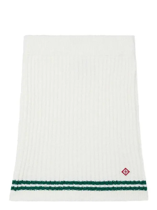 Casablanca Casa Sport Boucle Skirt - Green