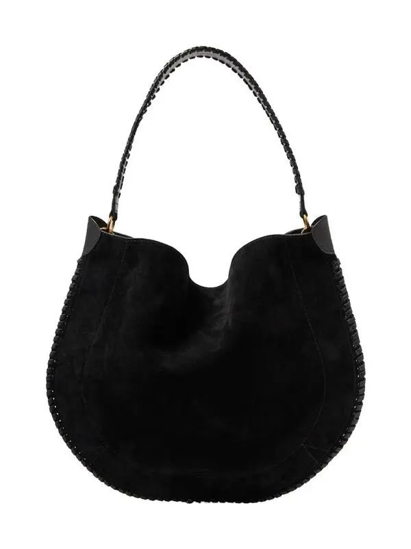 Isabel Marant Oskan Hobo Soft Bag - Black