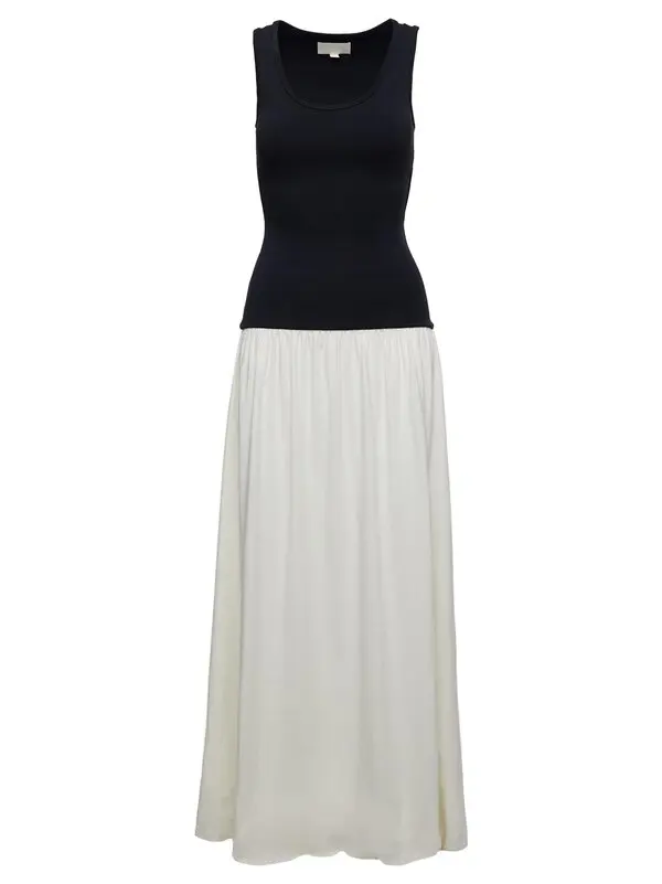 WAKAKUU Sleeveless Maxi Dress - Svart,creme