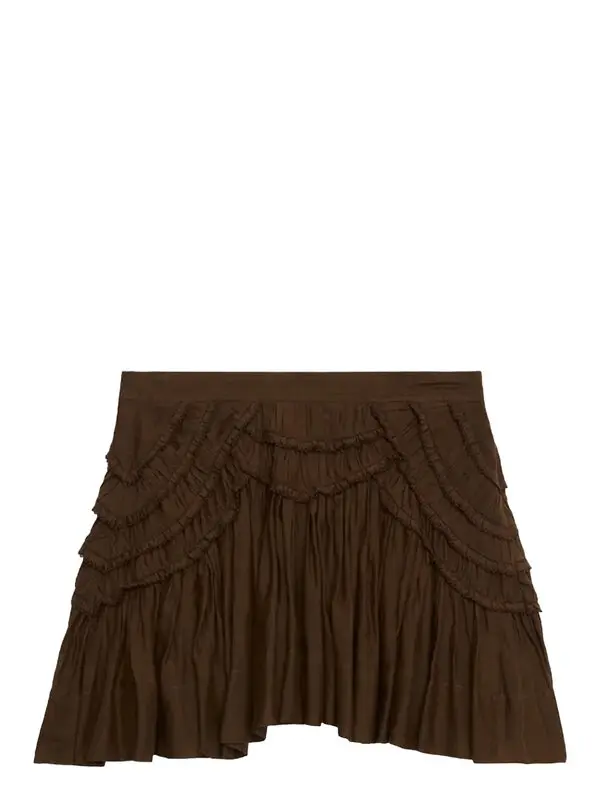 Isabel Marant Ceola Printed Skirt - Dark Green