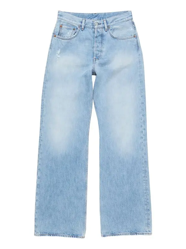 Acne Studios 2021 Loose Bootcut Jeans - Light Blue