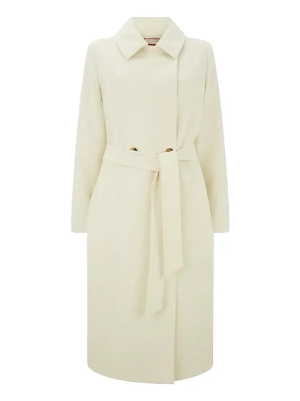 Max Mara Pure Wool Long Coat - Beige