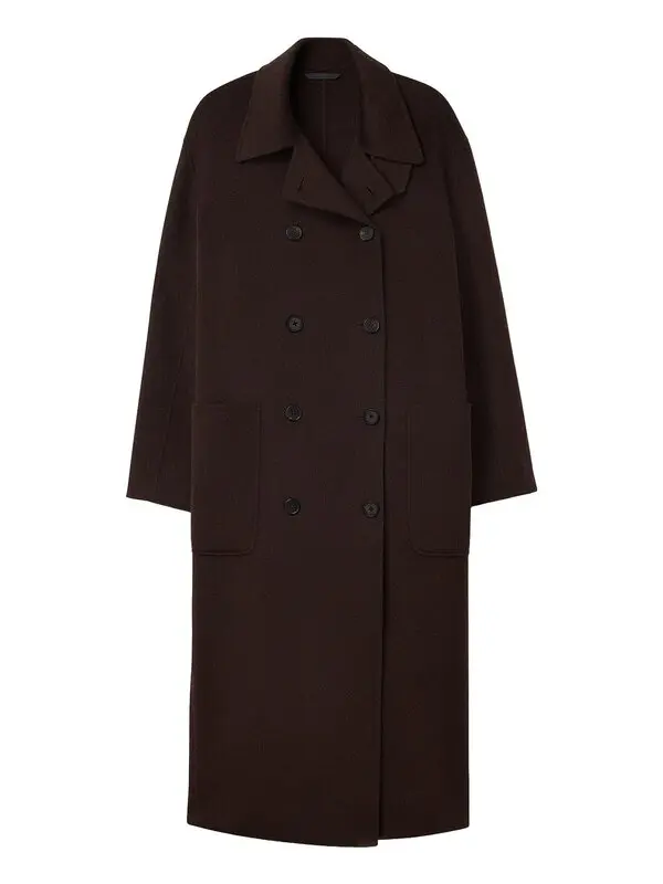 Filippa K Amelia Doublé Coat - Chocolate