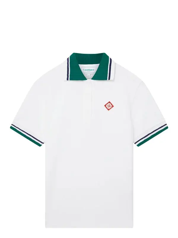 Casablanca Pique Polo Shirt - Multicolor