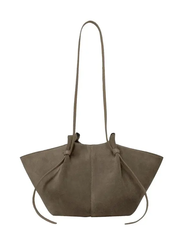 Yuzefi Mochi Suede Tote Bag - Taupe