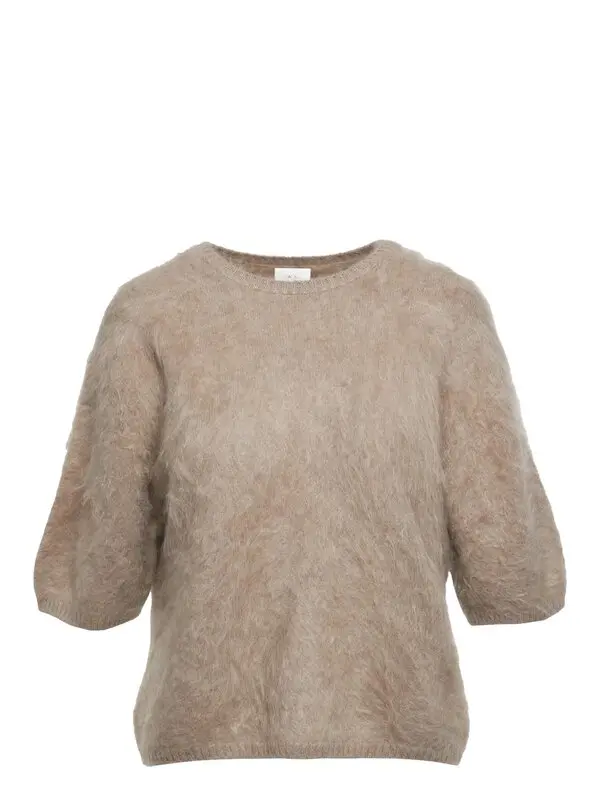 Almada Label Fei Brushed Cashmere T-shirt - Nougat