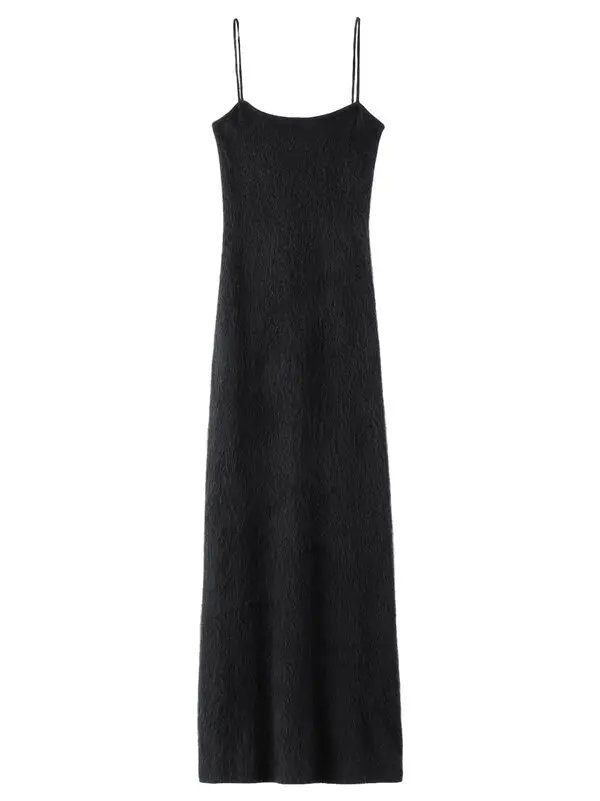 Almada Label Fiona Cashmere Dress - Black