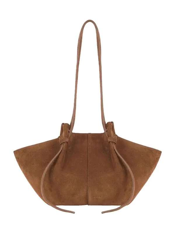 Yuzefi Mochi Suede Tote Bag - Cognac