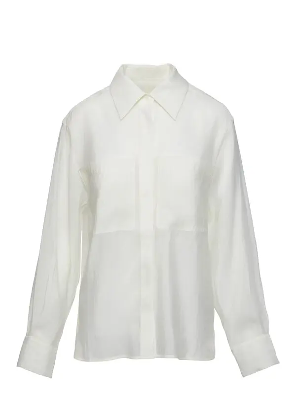 WAKAKUU Chiba Sheer Shirt - Offwhite